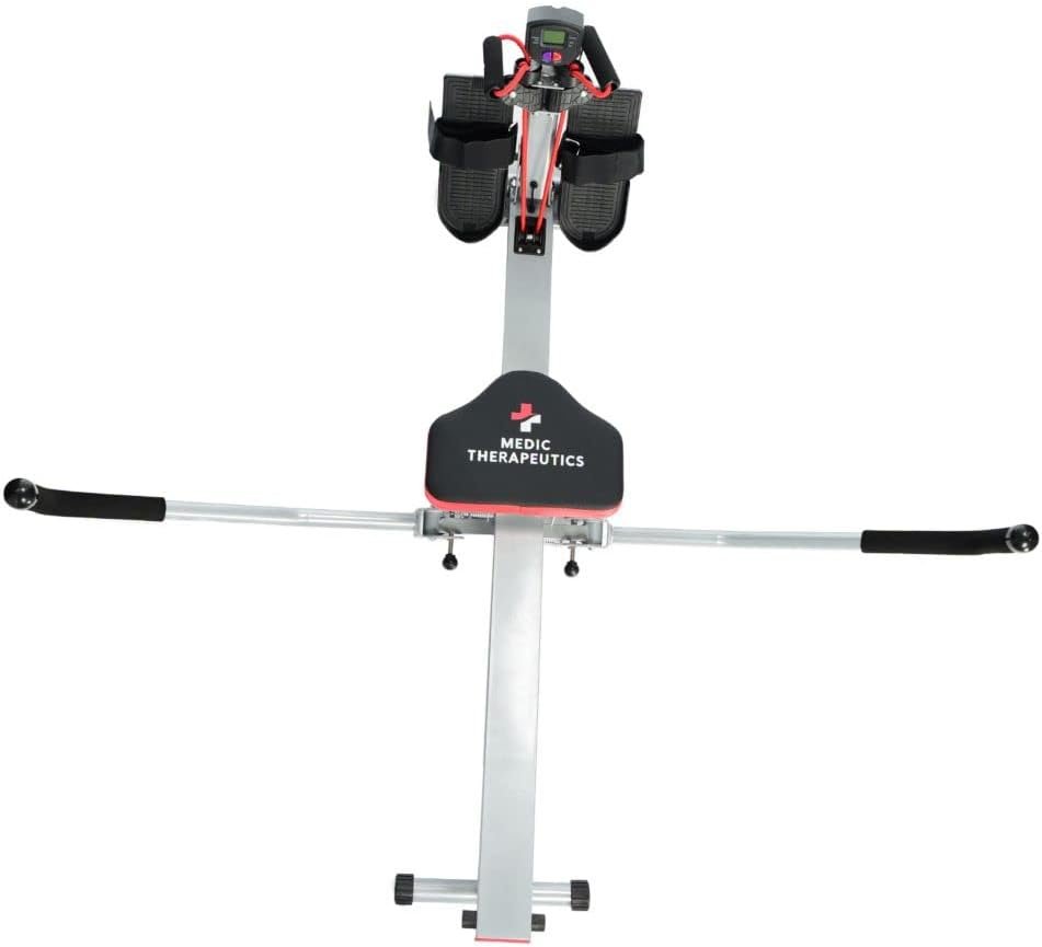 Medic Therapeutics Portable Fitness Rowing Machine W/Adjustable ...