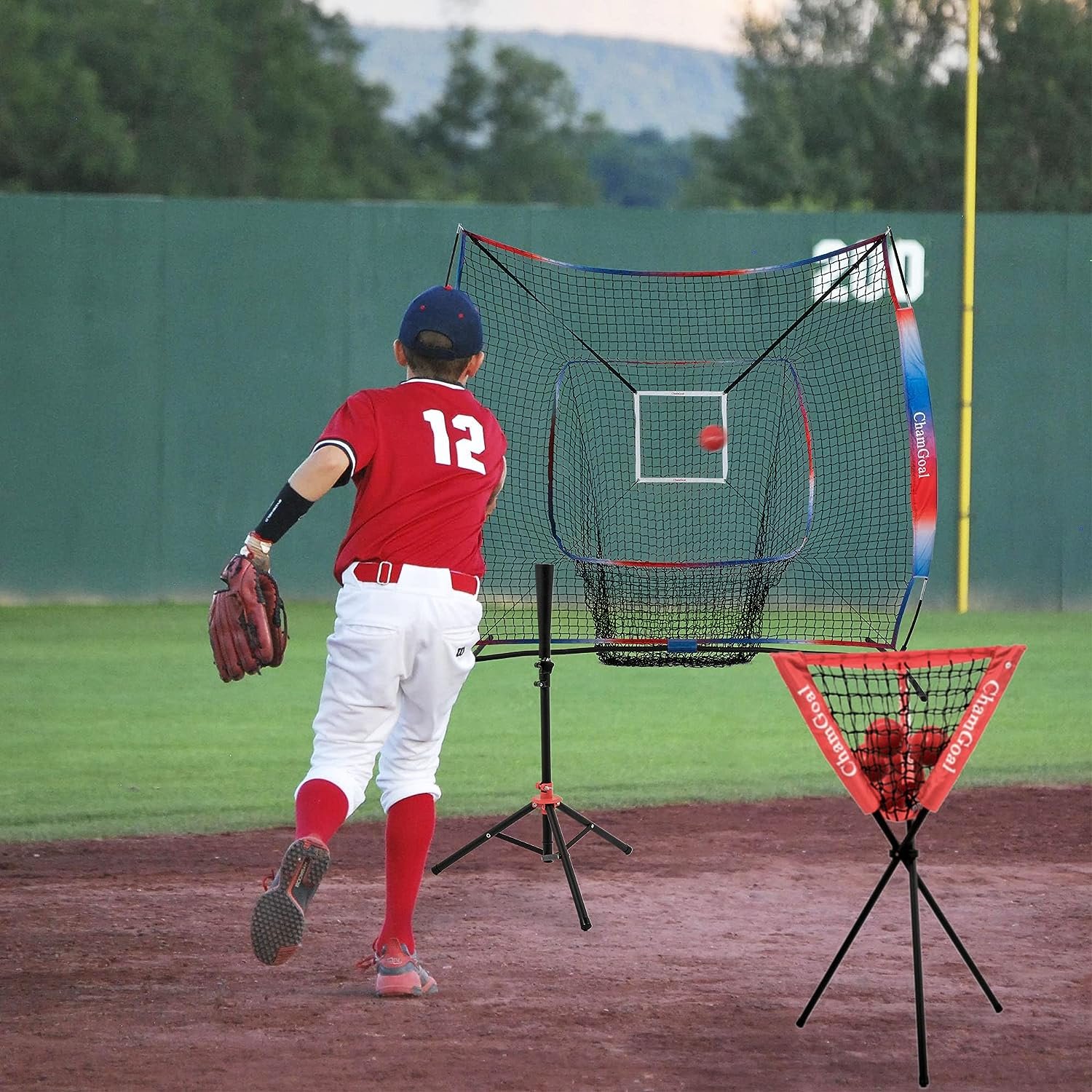 ChamGoal 2 Pack Adjustable Strike Zone Target Baseball Softball ...