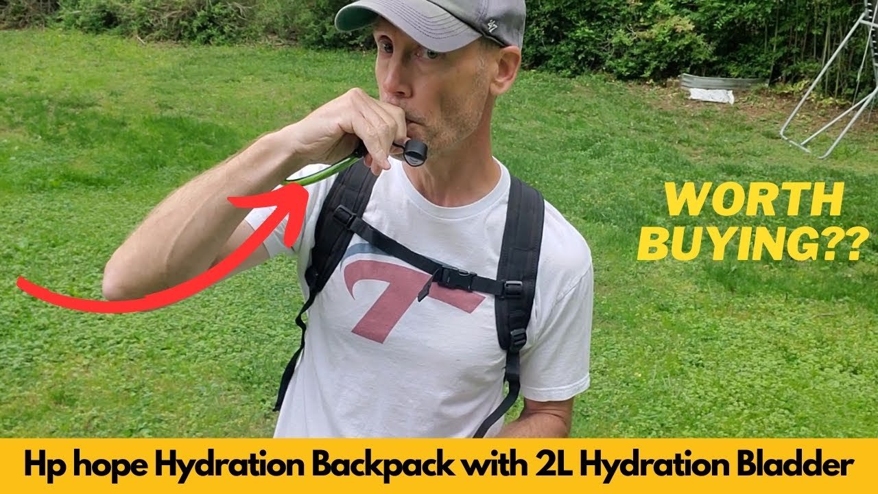 Hp Hope Hydration Backpack With 2L Hydration Bladder Water Backpack For Hiking And Camping