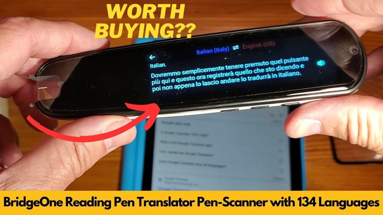 BridgeOne Reading Pen, Translator Pen Scanner With 134 Languages ...