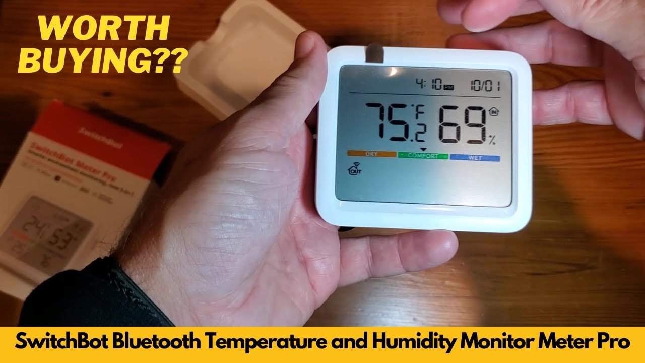 Worth It? SwitchBot Bluetooth Temperature And Humidity Monitor Meter ...