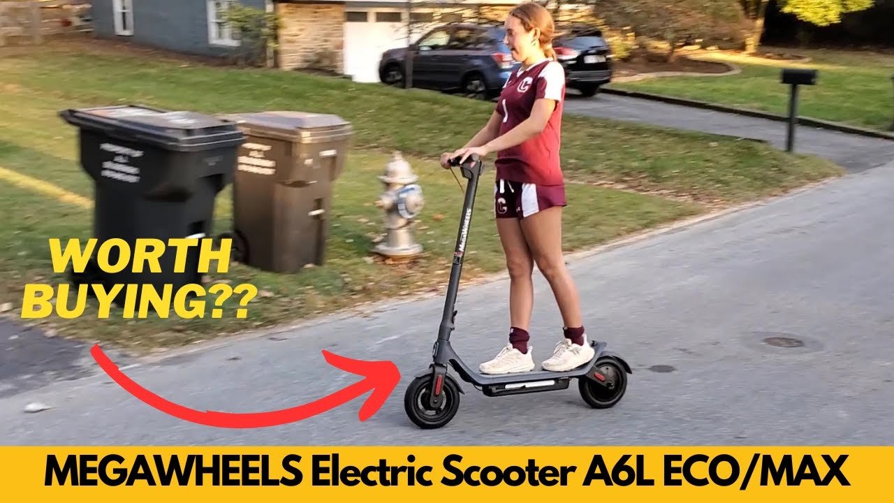 Worth It? MEGAWHEELS Electric Scooter A6L ECO MAX, Electric Scooter ...