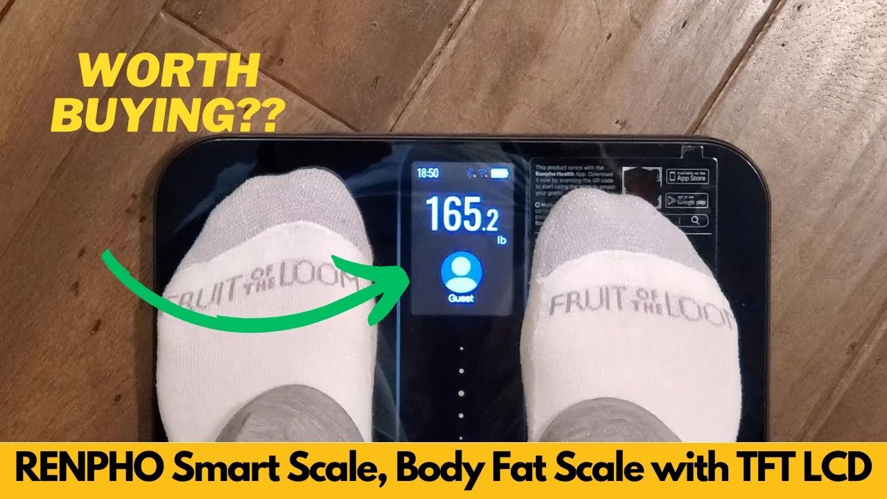 RENPHO Smart Scale, Body Fat Scale With TFT LCD, FSA HSA Eligible Scale ...