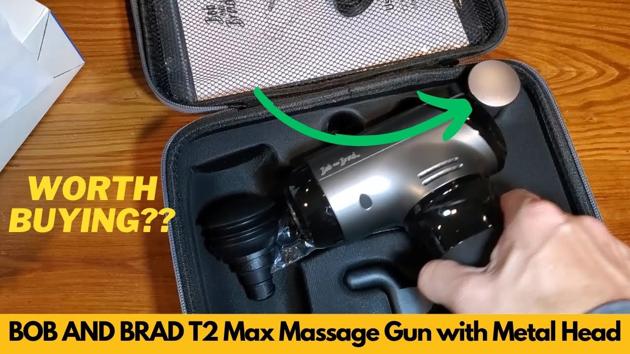 BOB AND BRAD T2 Max Massage Gun With Metal Head, Professional Muscle ...