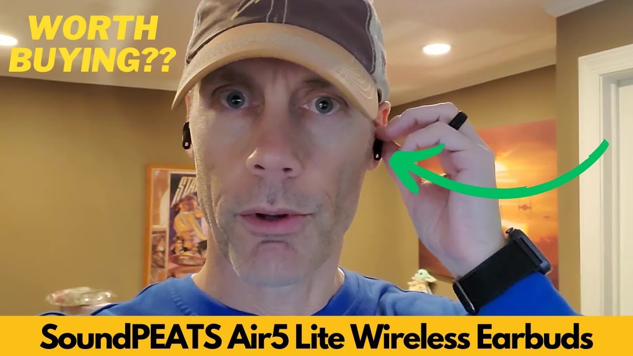SoundPEATS Air5 Lite Wireless Earbuds With Hi Res Audio, Bluetooth 5.4 ...