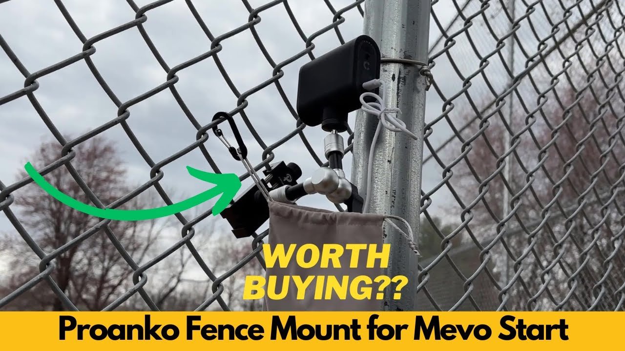 Proanko Fence Mount For Mevo Start, GoPro, Phones, Comes With Shade And ...