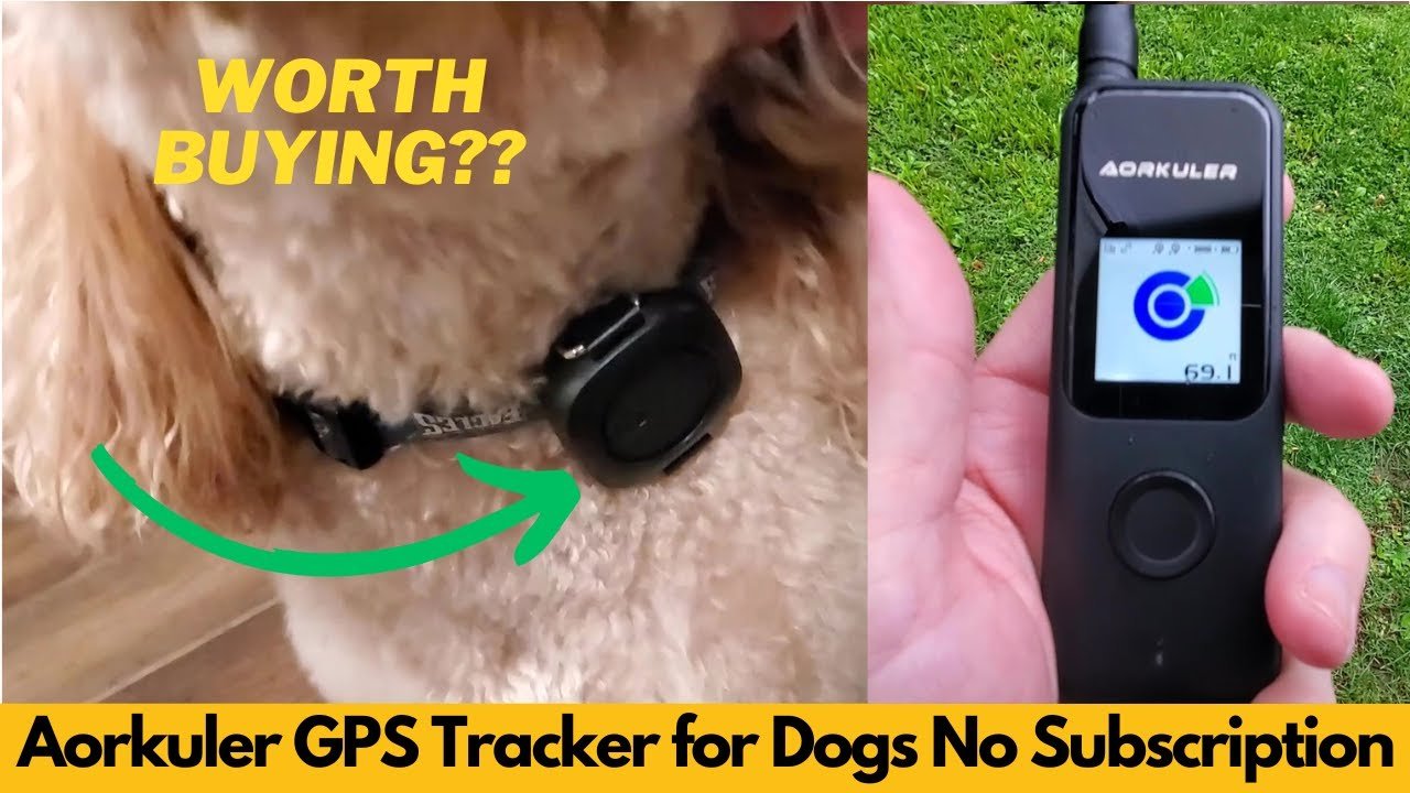 Aorkuler GPS Tracker For Dogs No Subscription, GPS Location Without ...