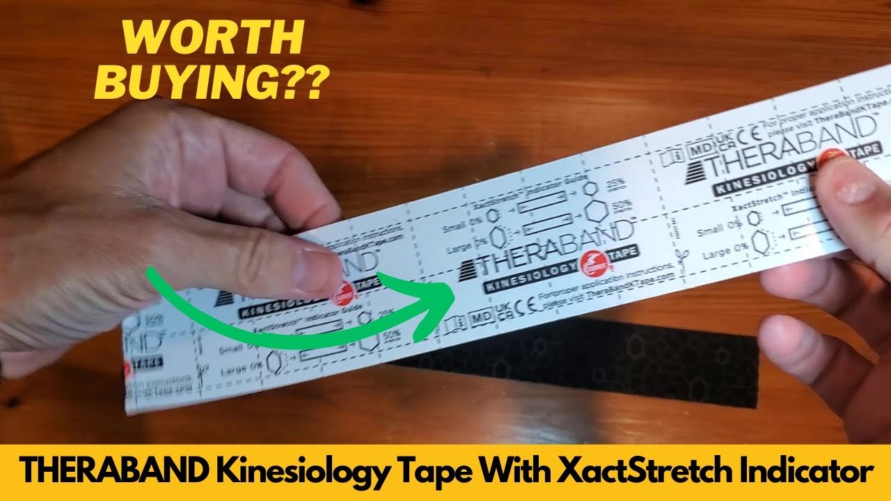 THERABAND Kinesiology Tape With XactStretch Indicator For Perfect ...