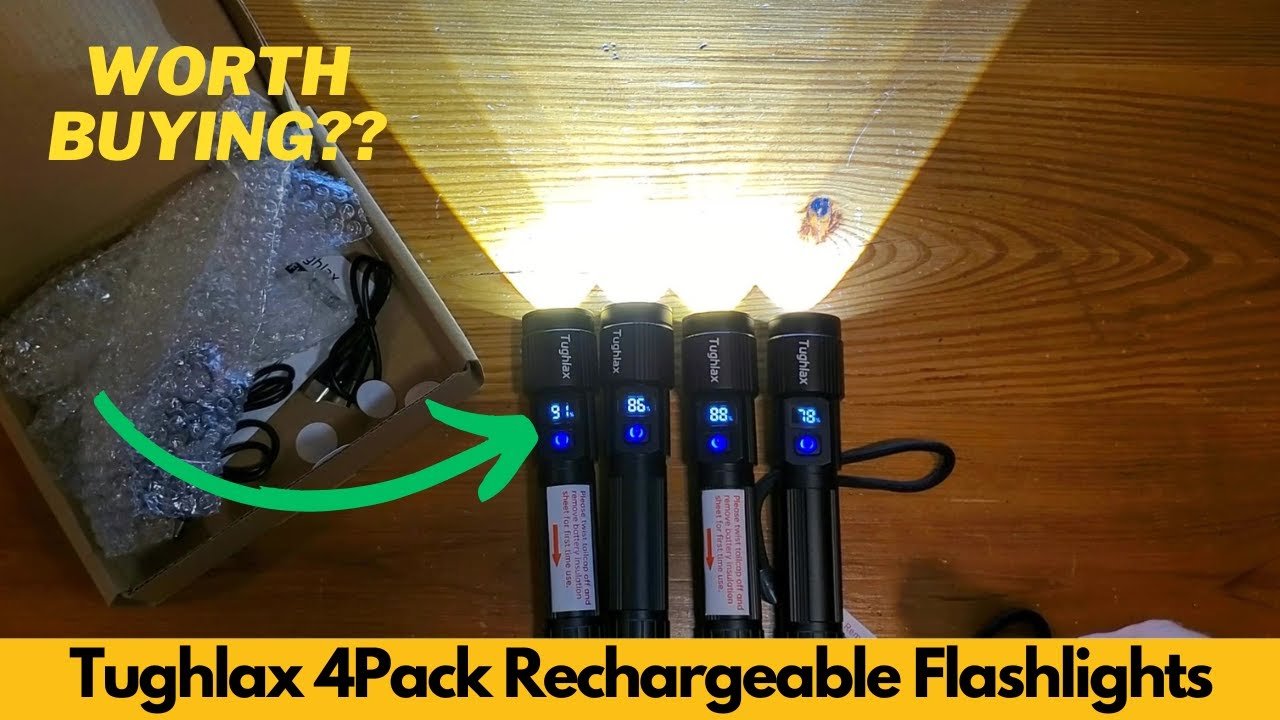 These Rechargeable Flashlights Are Shockingly Bright – Tughlax LED ...