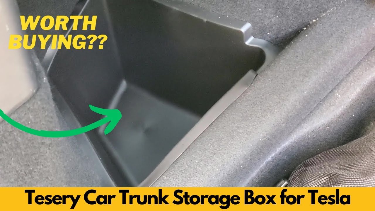 These Hidden Storage Boxes For Tesla Model Y Are Smarter Than They Look